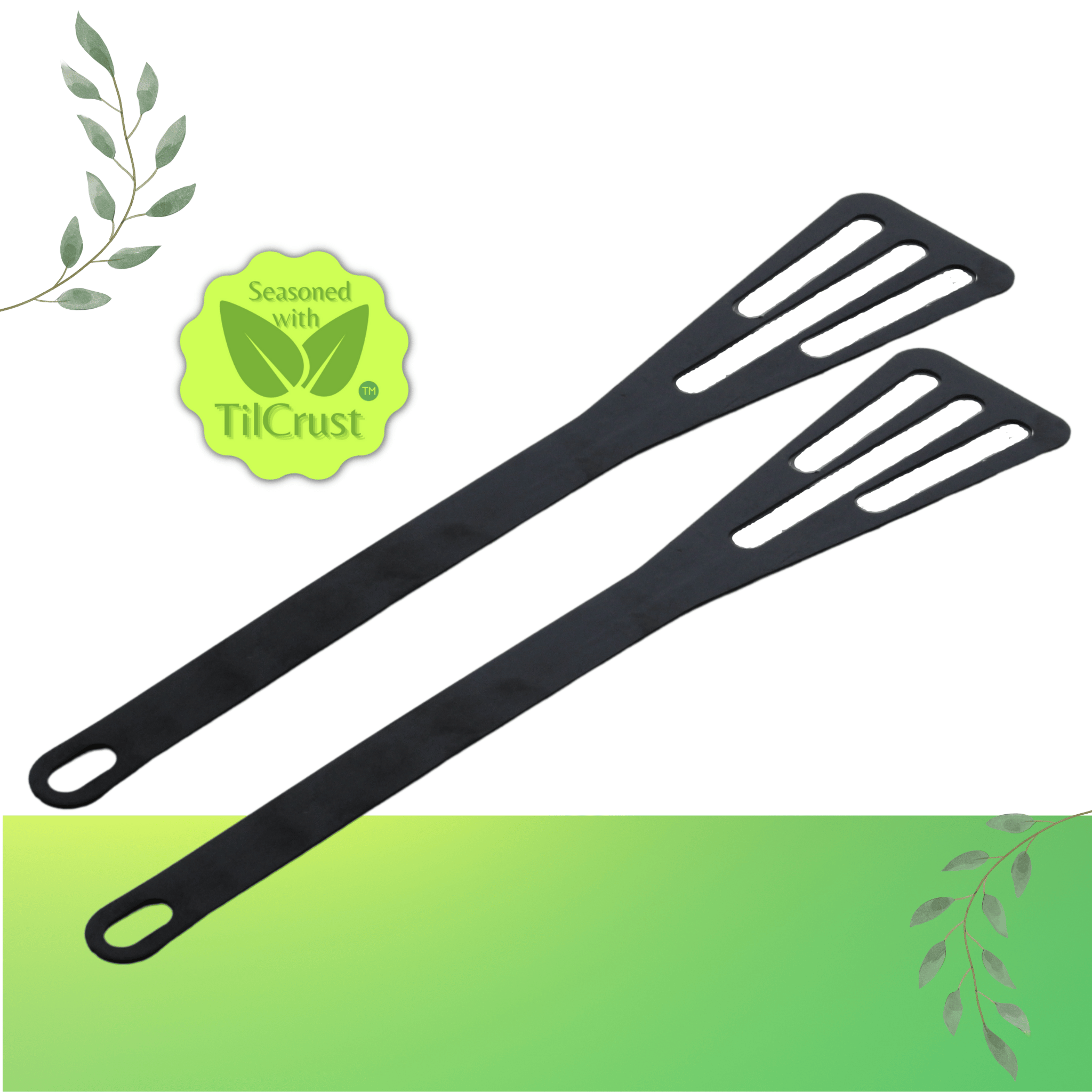 Trilonium Iron Dosa Roti Karandi Turner Spatula 30 cms - Pack of 2 ( S ...